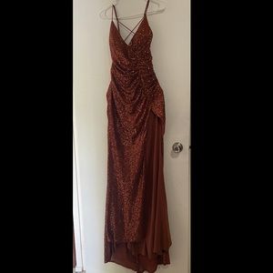 Cinderella | Dresses | Bronze Prom Dress | Poshmark